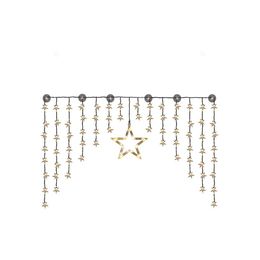 Profiline LED-Lichtervorhang "Star" in Warmweiß - (L)135 x (B)95 cm - 24% | Lichterketten-dekobeleuchtung