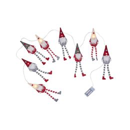STAR TRADING LED-Lichterkette "Alf" in Rot/ Weiß - (L)140 cm - 11% | Lichterketten-dekobeleuchtung