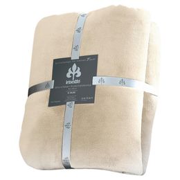 Irisette Kuscheldecke, Sand, Textil, Uni, 150x200 cm, Oeko-Tex&reg; Standard 100, pflegeleicht, Wohntextilien, Decken, Kuscheldecken