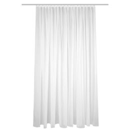 Fertigstore Dafne, Wei&szlig;, Textil, Uni, 300x225 cm, Wohntextilien, Gardinen & Vorh&auml;nge, Fertiggardinen, Fertigstores