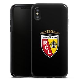 DeinDesign iPhone X Handy Silikon H&uuml;lle Case schwarz Handyh&uuml;lle Logo Official Licensed Product Rc Lens