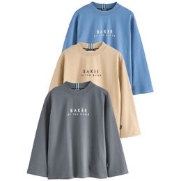 Baker By Ted Baker Shirt boy Beige, Blue, Grey size 12 yrs