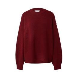 WEEKDAY Pullover 'Funda' Damen Gr&ouml;&szlig;e S dunkelrot
