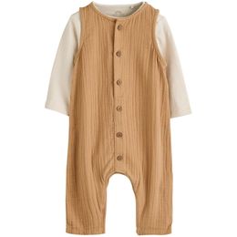 next Overalls boy Brown size 3-6 mths
