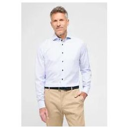 Langarmhemd Eterna "SLIM FIT", Herren, Gr. 44, Normalgr&ouml;&szlig;en, blau (hellblau), 100% Baumwolle, schmal, Manschette, Hemden, NON IRON (b&uuml;gelfrei)