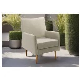 Sessel DOMO collection "Sonce, individuell erweiterbar", beige (sand), B:64cm H:84cm T:76cm, 88% Olefin, 12% Polyethylene, Sessel, Sessel, Polstersessel f&uuml;r Terrasse, Garten und Balkon, speziell f&uuml;r Outdoor