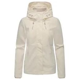 Outdoorjacke Ragwear "Sunniva B", Damen, Gr. XL (42), beige (elfenbeinfarben), Obermaterial: 100% Polyester. Innenfutter: 100% Polyester, figurumspielend h&uuml;ftbedeckend, &Auml;rmel ohne &Auml;rmelschlitz Rippstrickb&uuml;ndchen, Jacken Outdoorjacke, &Uuml;bergangsjacke wasserdicht mit feiner Rillenstruktur