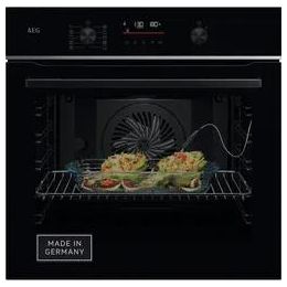 AEG Pyrolyse Backofen "TA5PB50WAB", Energieeffizienz: A+ (A+++-D), schwarz, B:59,5cm H:59,4cm T:56,7cm, Back&ouml;fen, Backofen mit Dampfzugabe, Pyrolyse Selbstreinigung, Made in Germany