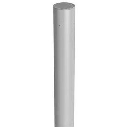 Zaunpfosten BioHort, silber (silberfarben, metallic), H:142cm, Stahlblech, Zaunpfosten, Steher f&uuml;r Sichtschutz zum Einbetonieren