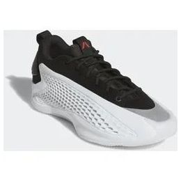Basketballschuh Adidas PERFORMANCE "ANTHONY EDWARDS 1 LOW", Damen, Gr. 38,5, bunt (cloud wei&szlig;, core schwarz, lucid rot), Synthetik, Textil, Schuhe