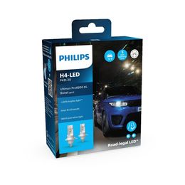 Philips Ultinon Pro6000 HL Boost H4 LED Gl&uuml;hlampe, Fernscheinwerfer,Gl&uuml;hlampe, Hauptscheinwerfer,Gl&uuml;hlampe 12V 11342U60B2X2