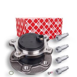 febi bilstein Radlagersatz hinten rechts links mit Anbaumaterial 81mm f&uuml;r VOLVO 31329968 31277808S1 31329968S1 102316