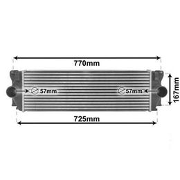 Van Wezel Ladeluftk&uuml;hler 30004396 f&uuml;r VW MERCEDES-BENZ A9065010101 9065010101 2E0145804