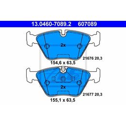 ATE Bremsensatz, Scheibenbremse sg00000dou Hinterachse bel&uuml;ftet 296mm 22mm f&uuml;r BMW