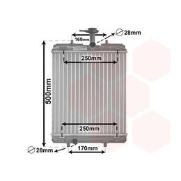 Van Wezel K&uuml;hler, Motork&uuml;hlung 53002360 f&uuml;r PEUGEOT CITRO&Euml;N TOYOTA 1330P5 B000765180 164000Q030