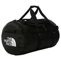 Sporttasche The North Face "BASE CAMP DUFFEL - M", Gr. B/H/T: 64,5cm x 35,6cm x 35,6cm, schwarz (tnf schwarz, tnf wei&szlig;), Polyester, Taschen Sporttasche, f&uuml;r Sport und Outdoor, mit abnehmbarem und verstellbarem Schultergurt