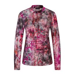 GOLDNER Shirt Damen Gr&ouml;&szlig;e L/XL grau / beere / pink / schwarz