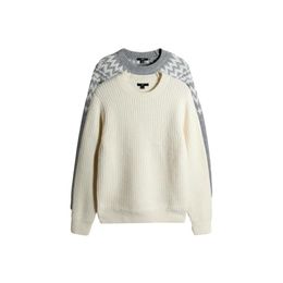 The Set Sweater 'Fairilse' male Beige, Grey size M
