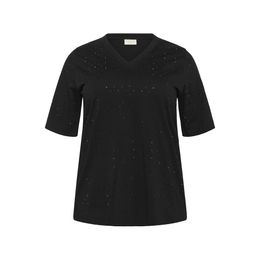Kaffe CURVE Bluse Damen Größe M schwarz
