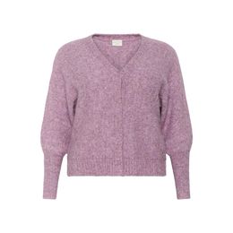 Kaffe Curve Knit Cardigan 'Luma' female Purple size S