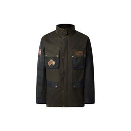 Hackett London Between-Season Jacket 'Blackwatch Velo' male Green size XS