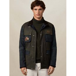 Hackett London Jacke 'Blackwatch Velo' Herren Gr&ouml;&szlig;e S dunkelblau / khaki