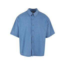 Urban Classics Button Up Shirt male Blue size 5XL