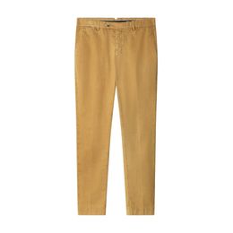 Hackett London Pleated Pants 'Kensington' male Yellow size 32