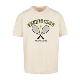 Merchcode T-Shirt 'Tennis Club' Herren Größe XXXL sand / gelb / schwarz