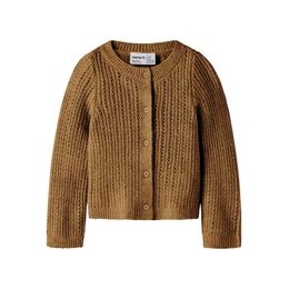 name it Knit Cardigan girl Brown size 98