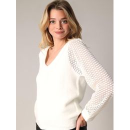 Deeluxe Pullover 'Sijade' Damen Gr&ouml;&szlig;e M creme