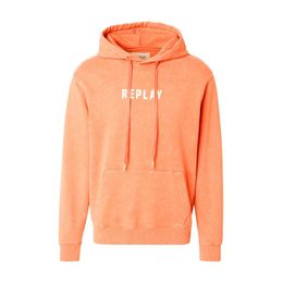Replay Sweatshirt male Orange size S