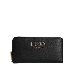 Liu Jo Caliwen XL Zip Around - Geldbörse 12cc 19 cm (anthrazit met.) in nero | Gr.: onesize
