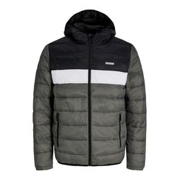 Jack & Jones JACK & JONES Jacke 'VINCENT' Herren Größe XXL grau / schwarz / weiß