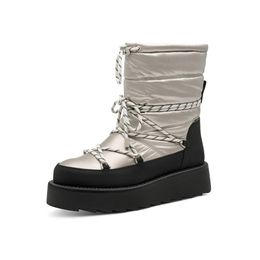 Tamaris Snowboots Damen Gr&ouml;&szlig;e 42 schwarz / silber Winterschuhe