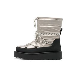 Tamaris Snowboots Damen Gr&ouml;&szlig;e 36 schwarz / silber Winterschuhe