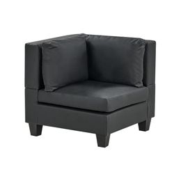 Beliani Sofaelement UNSTAD in Schwarz - (W) 76 x (H) 72 x (L) 76 cm | Gr.: onesize