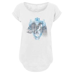 F4NT4STIC Long Cut T-Shirt Harry Potter Ravenlaw Eagle Crest Adler in weiß | Gr.: L