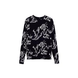 Desigual Pullover Damen Gr&ouml;&szlig;e S schwarz / wei&szlig;