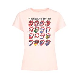 F4NT4STIC Ladies Box Tee The Rolling Stones Voodoo Lounge Tongues in pink | Gr.: L