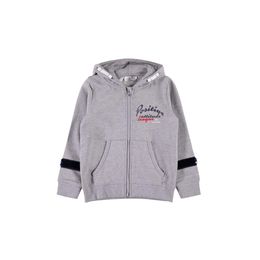 name it M&auml;dchen Sweatjacke mit Kapuze & Pailletten in Grau | Gr.: 116