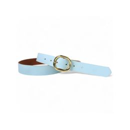 Fronhofer Damengürtel goldene Schnalle in Aqua | Gr.: 100 cm