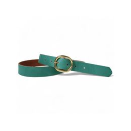 Fronhofer Damengürtel goldene Schnalle in Jade | Gr.: 85 cm