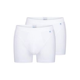 Schiesser Retro Short / Pant Long Life Cotton in Wei&szlig; | Gr.: M