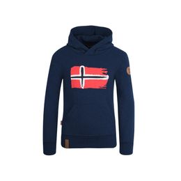Trollkids Hoodie Trondheim in navy | Gr.: 104