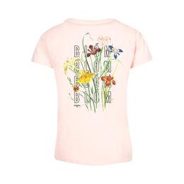 F4NT4STIC Ladies Box T-Shirt Blóm Blumenstrauss in pink | Gr.: L