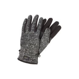 Camel Active Strickhandschuhe mit elastischem B&uuml;ndchen in Steingrau | Gr.: M