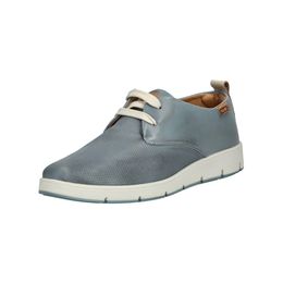 Sneaker Pikolinos "Pikolinos Sneaker Leder", Damen, Gr. 41, blau (denim), Leder, Schuhe Sneaker