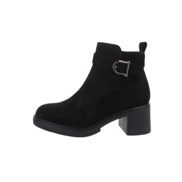Ital-Design Stiefelette in Schwarz | Gr.: 36