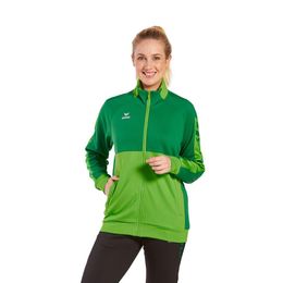 Erima Unisex Erwachsene Six Wings Worker Jacke, Trainingsjacke in green/smaragd | Gr.: 140